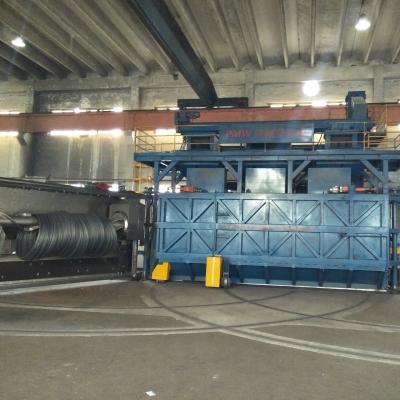 China 16.8 * 12.4 * 5.8meters Flat Door Disc Wire Blasting Machine Pmw5300 for Customization for sale
