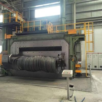 Cina Customizable Wire Rod Shot Blasting Machine for Fastener Industry 80 Tons Capacity in vendita
