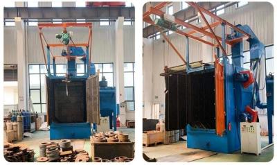 China Corrosion Proof Hook Type Shot Blasting Machine for Forging Parts and Small Castings Te koop