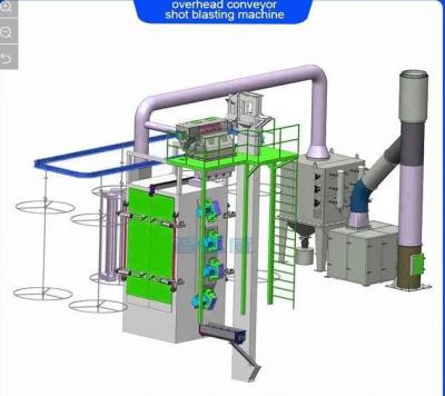 Cina Conveyor Shot Blasting Machine Catenary-Through Abrator with After-sales Service in vendita
