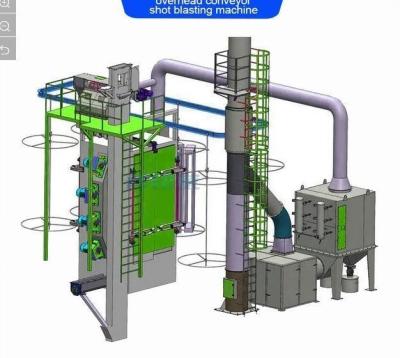 Cina Conveyor Shot Blasting Machine Catenary-Through Abrator with After-sales Service in vendita