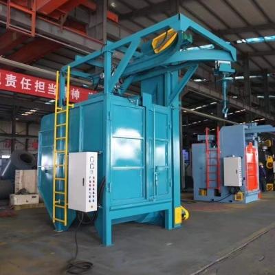 China Hanging Standard Parts Rust Removal Shot Blasting Machine for Industrial Applications Te koop