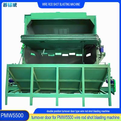 China Flip Door Type Metal Wire Shot Blasting Machine for Rust Removal and Derusting Cost à venda