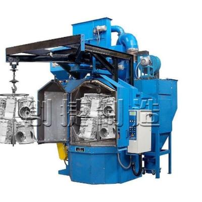 China Customizable Hanging Shot Blasting Machine for Steel Rust Removal 4.809*2.825*7.118 Te koop