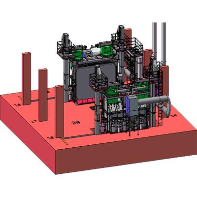 China Steel Production Line Used Wire Rod Coil Shot Blasting Machine with High Cleanliness for sale