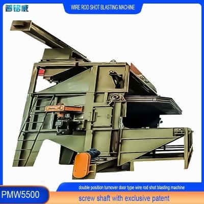China Exclusive Mandrel Cleaning Equipment Wire Rod Coil Shot Blasting Machine Customization à venda