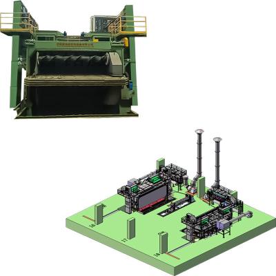 China High Cleanliness Wire Rod Coil Shot Blasting Machine Pmw5500 with 0.2-0.3% Wire Loss à venda