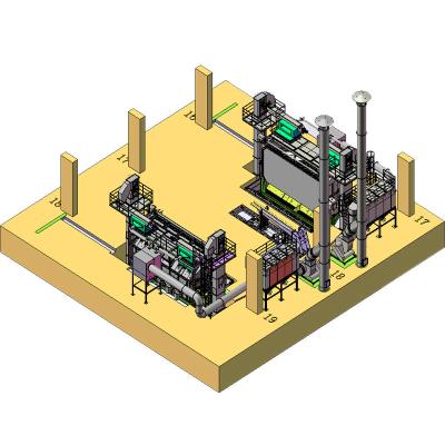 Cina Customizable Two Screw Mandrels Wire Rod Coil Shot Blasting Machine for Wire Descaling in vendita