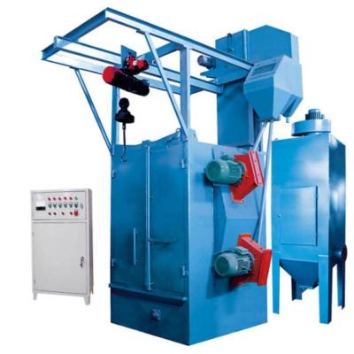 Cina High Cleanliness Dedicated Hanging Screw Shot Blasting Machine for Steel Rust Removal in vendita