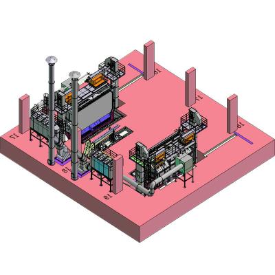 Cina High Cleanliness Wire Rod Coil Shot Blasting Machine for 5.5mm Wire Diameter Rod in vendita