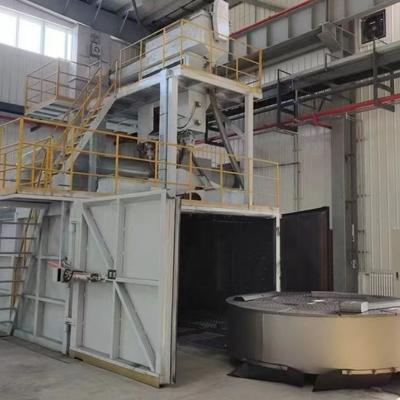 Cina Customized Hanging Type Wind Power Shot Blasting Machine for Customer Requirements in vendita