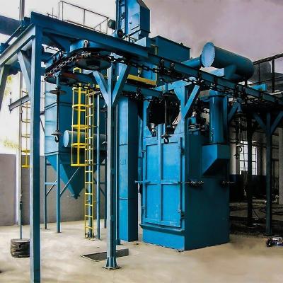 China Derusting Q379 Hook Type Shot Blasting Machine for Forging Parts and Small Castings Te koop