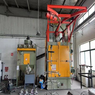 China Derusting Q379 Hook Type Shot Blasting Machine for Forging Parts and Small Castings Te koop