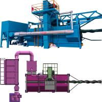 China Wire Rod Coil Shot Blasting Machine with Customized Blast Entire Roll Functionality for sale