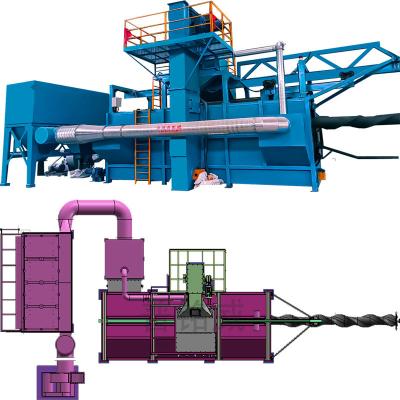 Cina Wire Rod Coil Shot Blasting Machine with Customized Blast Entire Roll Functionality in vendita