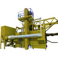 China Wire Rod Coil Shot Blasting Machine with Customized Blast Entire Roll Functionality for sale