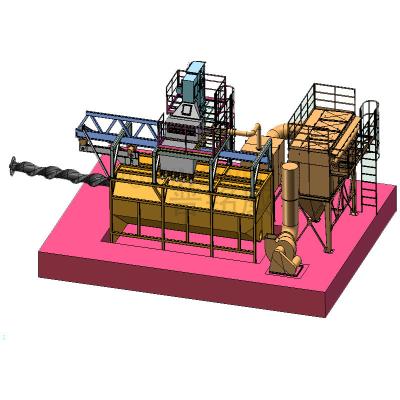 Cina Customizable Wire Rod Coil Shot Blasting Machine 2-4 Rolls per Hour 0.2-0.3% Wire Loss in vendita