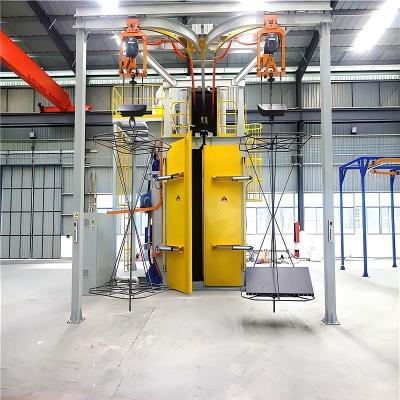 Cina Custom Any Sizes Spinner Hanger Type Shot Blasting Machine with Explosion-Proof Hook in vendita