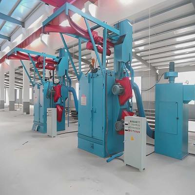Cina Electric Double Hook Shot Blasting Machine for Foundry Castings Cleaning Customizable in vendita