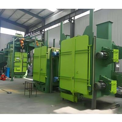 Cina Electric Double Hook Shot Blasting Machine for Foundry Castings Cleaning Customizable in vendita
