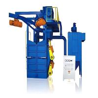 China Compact Structure and Multifunctional Hook Type Shot Blasting Machine for Surface Cleaning for sale