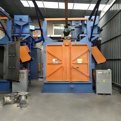 Cina High Cleanliness Overhead Spinner Hanger Hook Shot Blasting Machine for Gas Cylinders in vendita