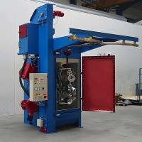 China Overhead Hook Type Continuous Hanger Shot Blasting Equipment for Production Processes for sale