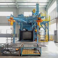 China Derusting and Efficiency Hook Type Shot Blasting Machine with Power Tool Cleaning for sale