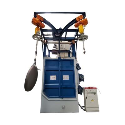 Cina High Cleanliness Q37 Series No Pit Spinner Single Hanger Cleaning Shot Blasting Machine in vendita