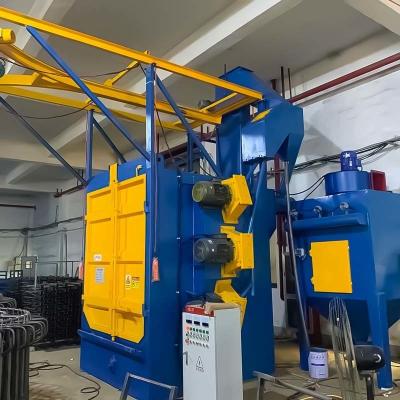 Cina High Cleanliness Q37 Series No Pit Spinner Single Hanger Cleaning Shot Blasting Machine in vendita