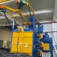China Customized Polishing Hook Type Shot Blasting Machine for Optimal Surface Preparation for sale