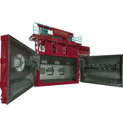 China Wire Rod Coil Shot Blasting Machine with Overlapped Liner Blocks Wire Range 5.5-42mm Te koop