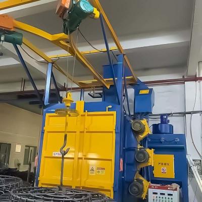 China Customizable Overhead Hanger Hook Shot Blasting Machines for Full Angle Surface Treatment à venda