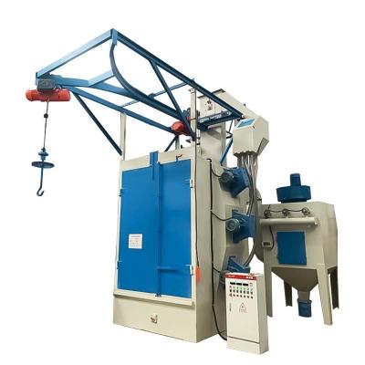 China Electric Derusting Overhead Hanger Shot Blasting Cleaning Machine for Steel Profiles à venda