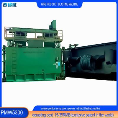 Cina One Year After-sales Service Wire Rod Coil Shot Blasting Machine with 5.3 M Mandrel in vendita