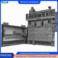 China Customizable Wire Rod Coil Shot Blasting Machine from with Two Mandrel Loading Doors for sale