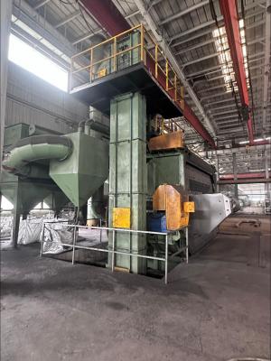 Cina PMW3850 Double-Position Turnover Door Wire Rod Shot Blasting Machine for Rust Removal in vendita