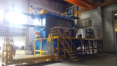 Cina PMW3850 Double-Position Turnover Door Wire Rod Shot Blasting Machine for Rust Removal in vendita