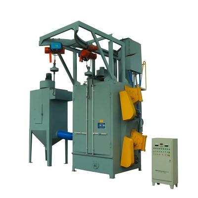 Cina High Cleaning Overhead Hanger Hook Shot Blasting Machine for Custom Sizes and Options in vendita