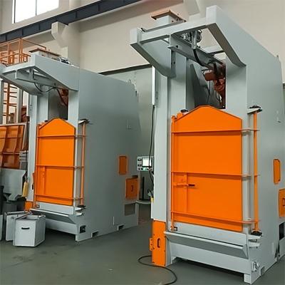 Cina High Cleaning Overhead Hanger Hook Shot Blasting Machine for Custom Sizes and Options in vendita