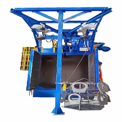 Cina 20 Years Experience Hook Type Shot Blasting Machine Equipment for Derusting and Efficiency in vendita