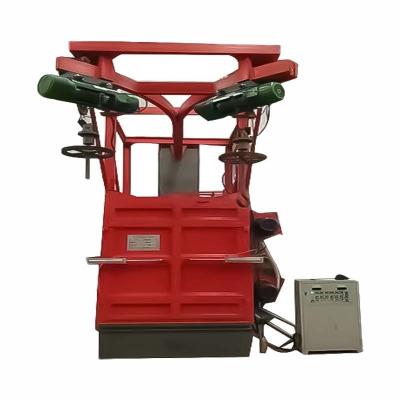 中国 Electric Fuel 2500kg Yellow Spinner Hanger Hook Type Shot Blasting Machine with 1 販売のため