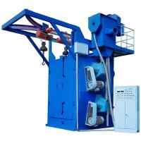 China 20-Year Experience Vertical Spinner Hanger Shot Blasting Machine for Surface Cleaning for sale