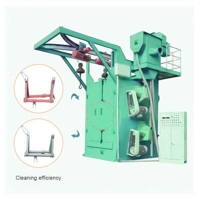 Cina Crawler Abrator for Steady Y Track Automatic Hook Spinner Hanger Shot Blasting Machine in vendita