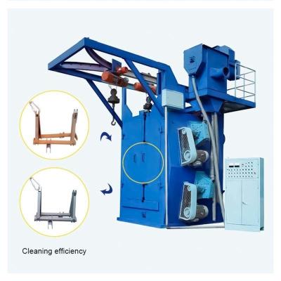 China Y Track Spinner Hanger Shot Blasting Machine for Hardware Cleaning Customized Options for sale