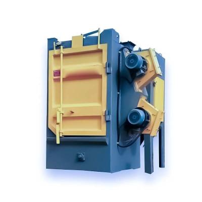 China 2500kg Gas Cylinder Spinner Shot Blasting Machine using Double Hooks Hanger Design for sale