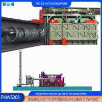 China Super Abrasive Resistance Wire Rod Coil Shot Blasting Machine for Customized Wire Range for sale