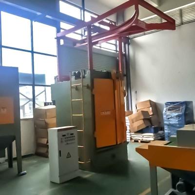 Cina Customized Hook Rail Spinner Hanger Shot Blasting Machine with Technical Support in vendita