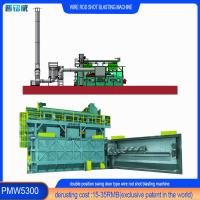 China High Cleanliness Wire Rod Coil Shot Blasting Machine For Multiple Types From Pumingwei for sale