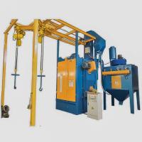 China Pumingwei Overhead Rail Spinner Hanger Shot Blasting Machine for Automatic Processing for sale